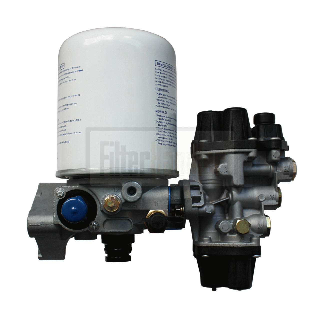 APU Luftaufbereitungseinheit (Lufttrockner + Vierkreisschutzventil) 119 ...